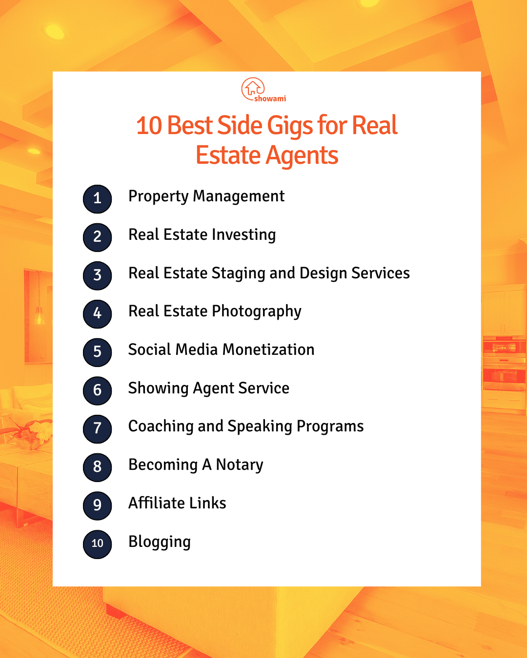 10 Best Side Gigs for Real Estate Agents - Showami